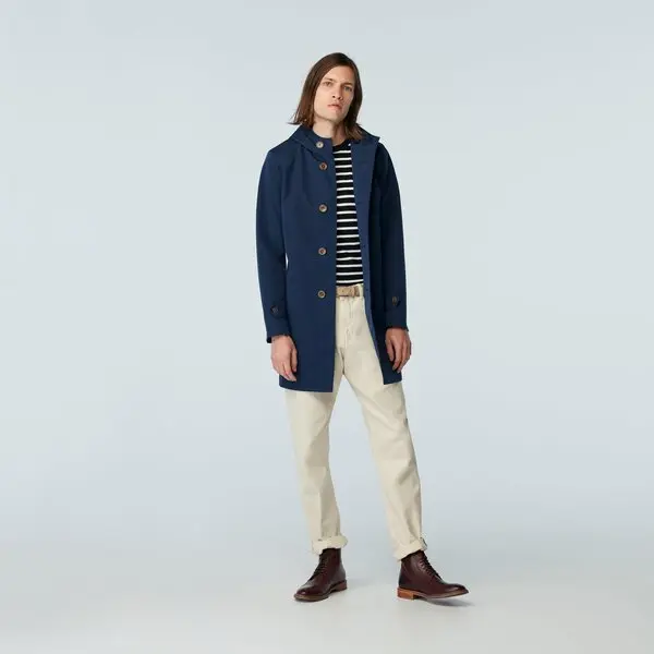 INDOCHINO Hadlow Hooded Raincoat - Navy