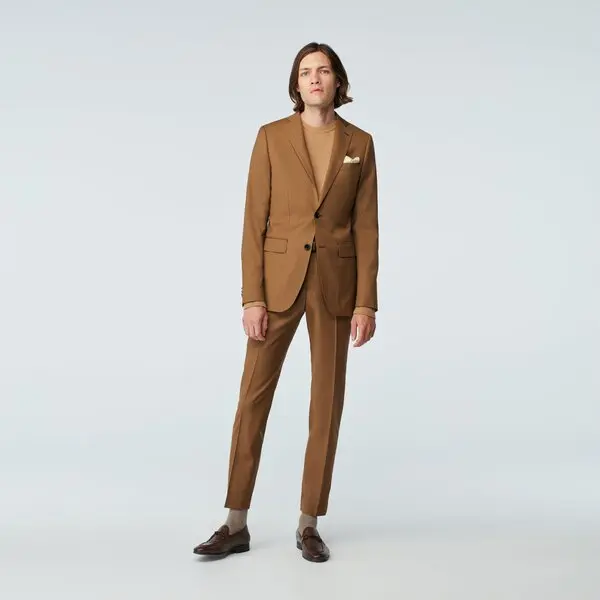 INDOCHINO Milano Light Blazer - Brown