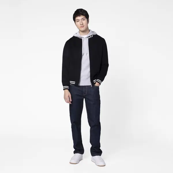 INDOCHINO Varsity Bomber Jacket - Black