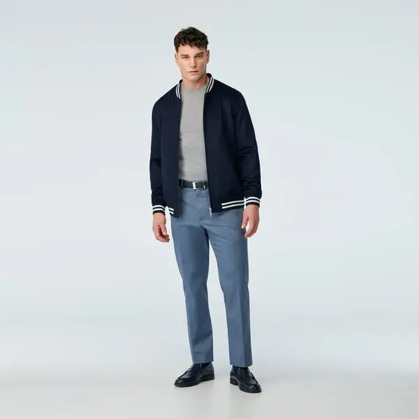 INDOCHINO Varsity Bomber Jacket - Navy