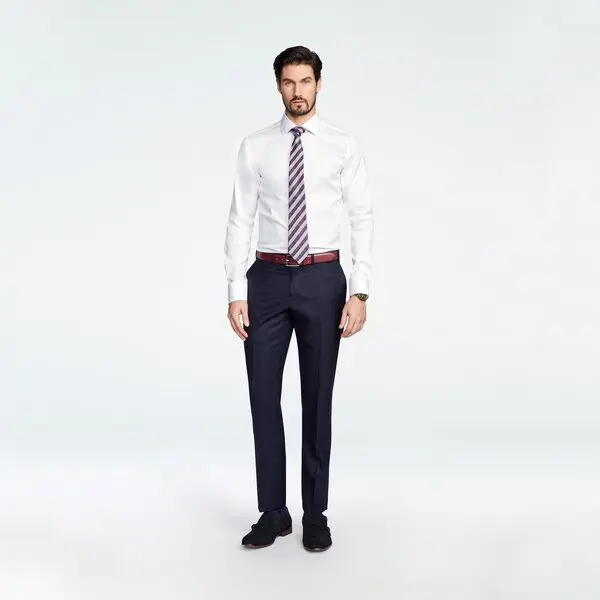 INDOCHINO Harrogate Navy Pants - Blue