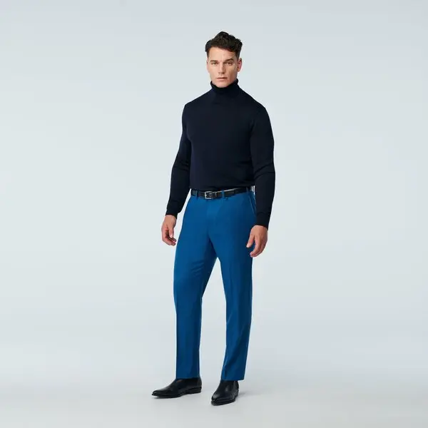 INDOCHINO Monza Royal Flannel Pants - Blue
