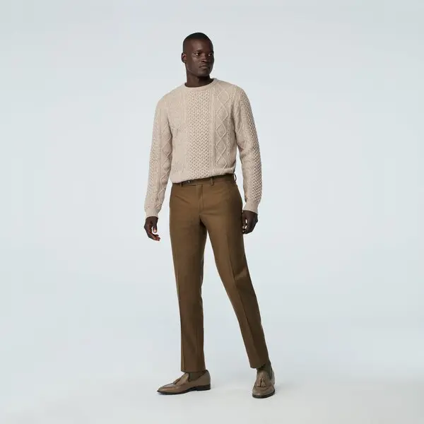 INDOCHINO Monza Royal Flannel Pants - Brown