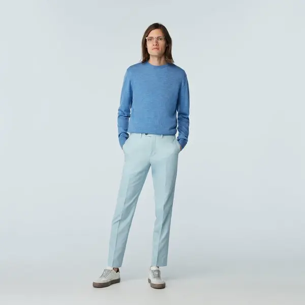 INDOCHINO Halton Soft Chino Pants - Blue