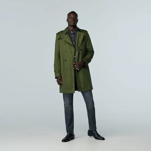 INDOCHINO Heywood Trench Coat - Olive