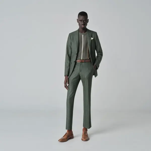 INDOCHINO Jubilee Wide Herringbone Hunter Suit