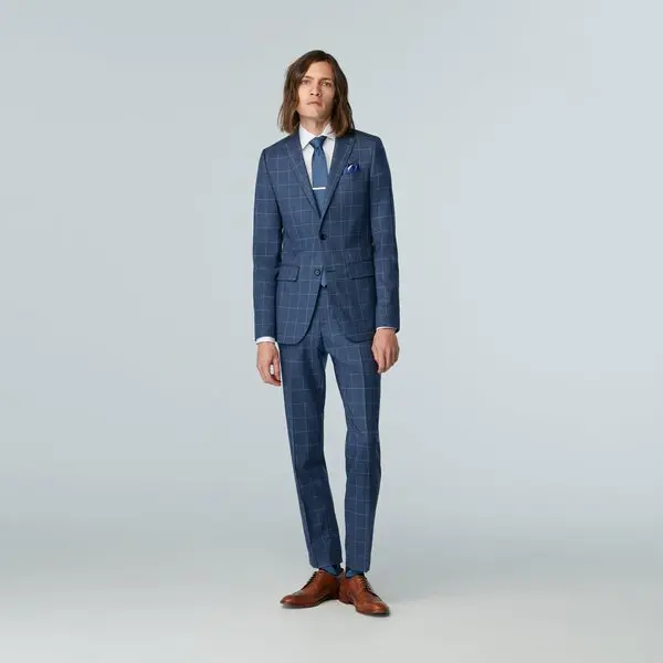 INDOCHINO Harrogate Windowpane Suit
