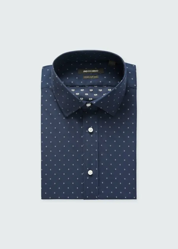 INDOCHINO Hyde Dobby Shirt - Navy