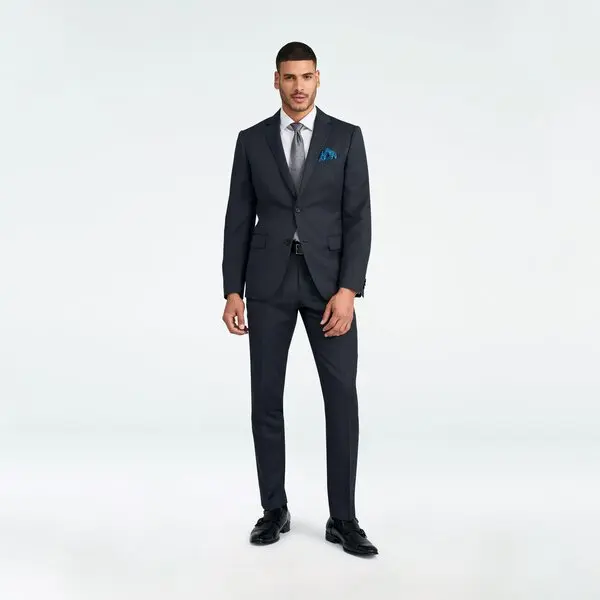 INDOCHINO Hereford Cavalry Twill Charcoal Suit