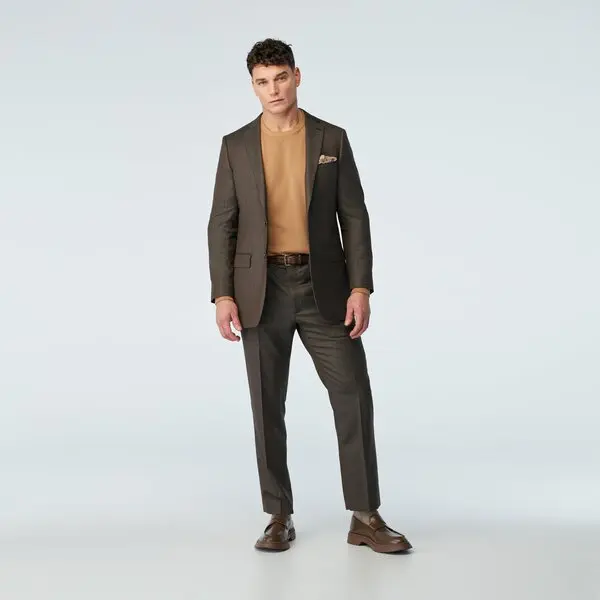 INDOCHINO Highbridge Nailhead Blazer - Brown