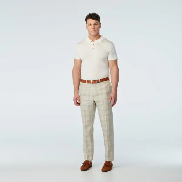 INDOCHINO Outwell Plaid Pants - Sand