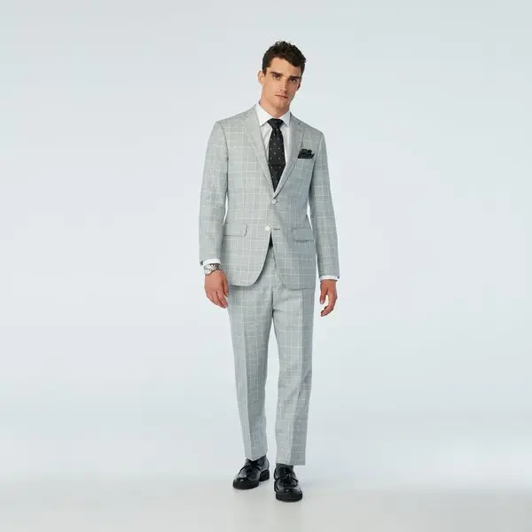 INDOCHINO Outwell Plaid Stone Suit