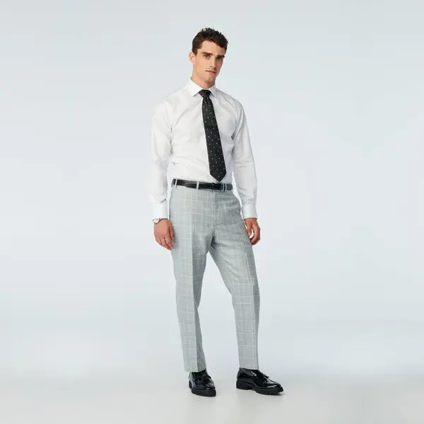INDOCHINO Outwell Plaid Stone Pants - Blue