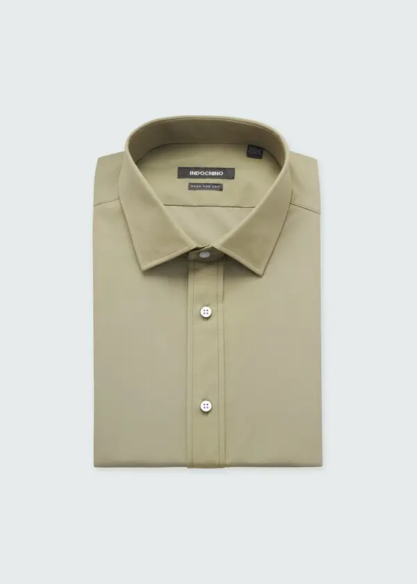 INDOCHINO Hawthorn Soft Shirt - Olive