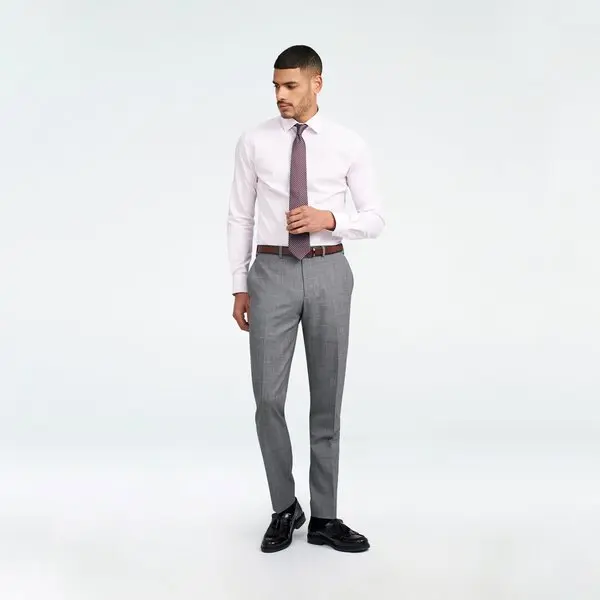 INDOCHINO Hayle Sharkskin Pants - Gray