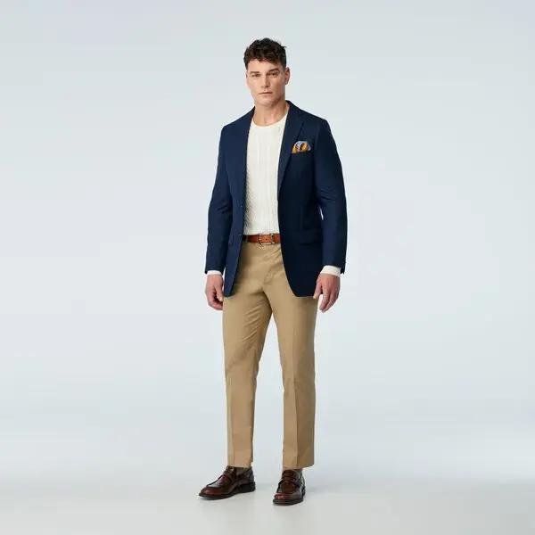INDOCHINO Hatton Twill Blazer - Navy