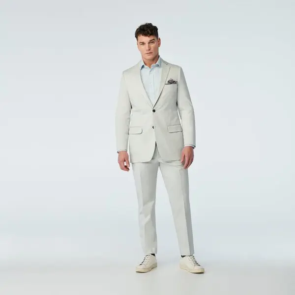 INDOCHINO Hartley Cotton Stretch Light Suit - Gray