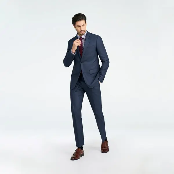 INDOCHINO Hayle Sharkskin Slate Blazer