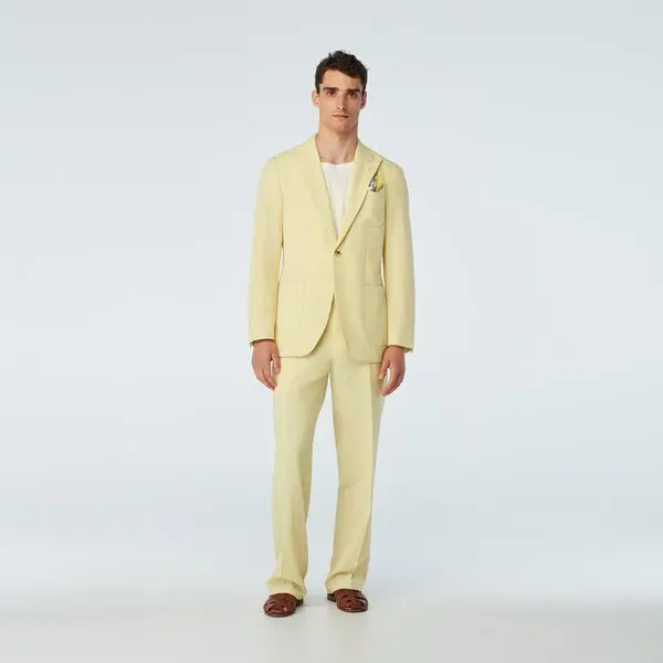 INDOCHINO Mondovi Seersucker Soft Suit - Yellow