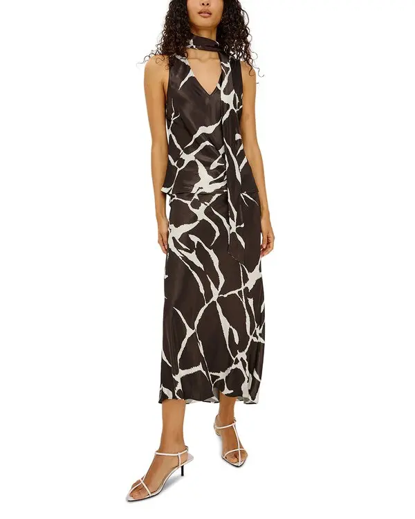 Rails Sleeveless Scarf Top - Rift