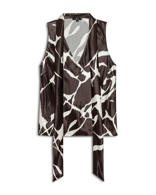 Rails Sleeveless Scarf Top - Rift
