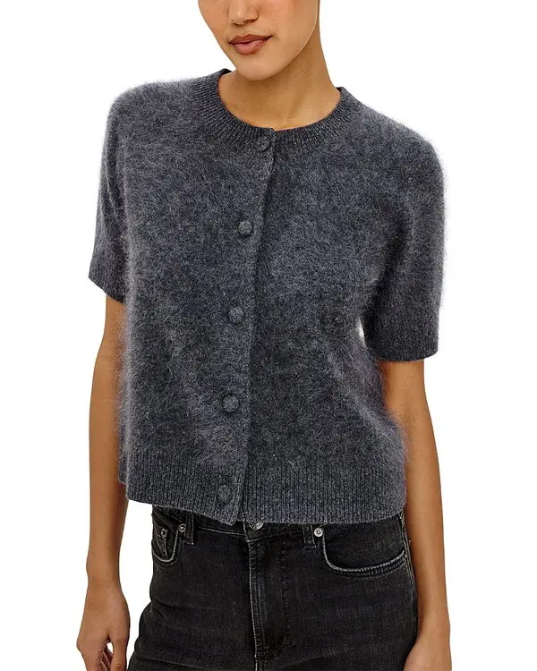 Rails Roman Wool Short Sleeve Cardigan