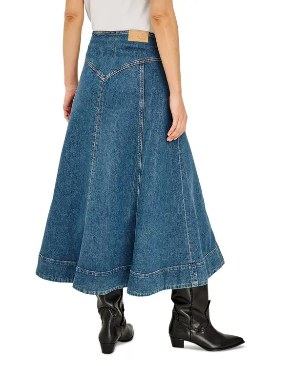 Rails Vicente Midi Jean Skirt