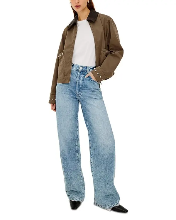 Rails Cotton Stud Trim Jacket