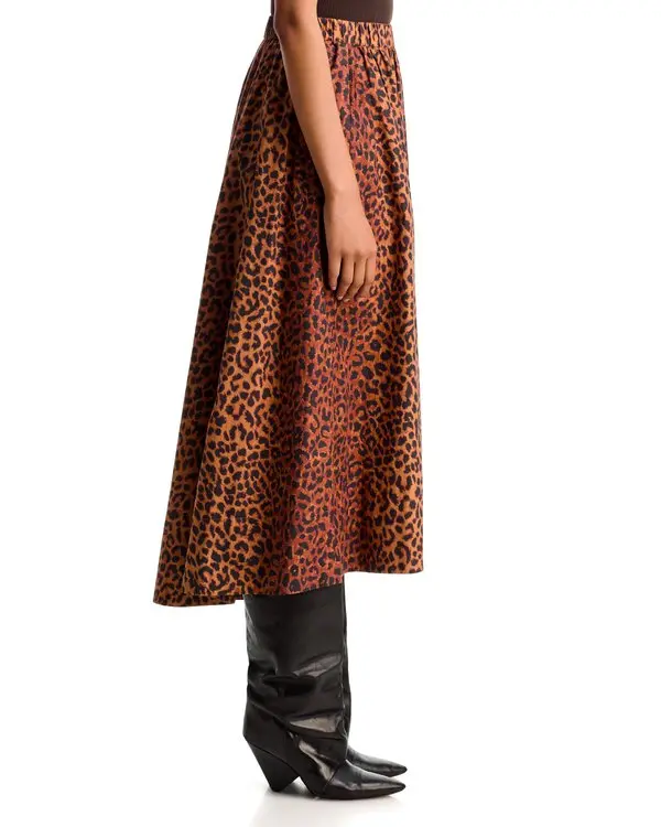 Xirena Gwynn Cotton Midi Skirt