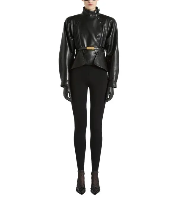 Balmain High-waisted Milano Jersey Trousers