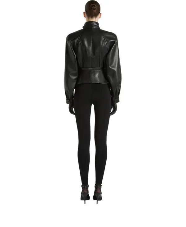 Balmain High-waisted Milano Jersey Trousers
