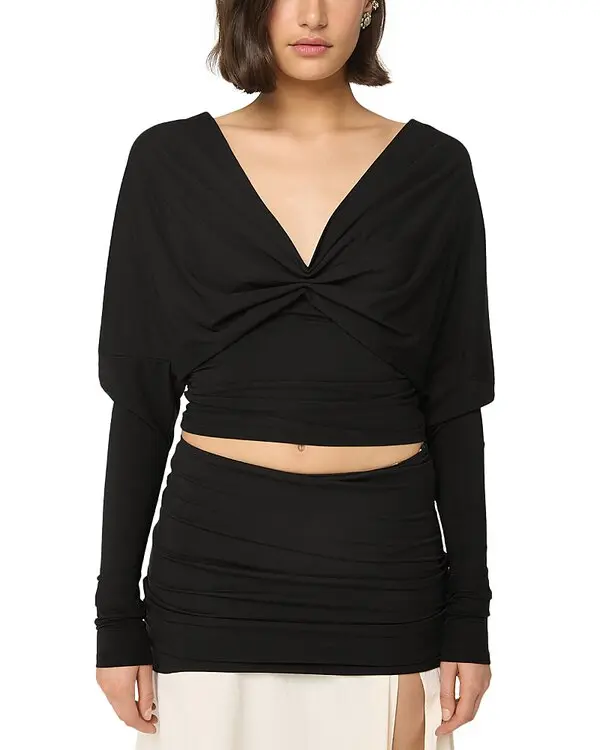 THE LINE BY K Selvie Pleated Batwing Top