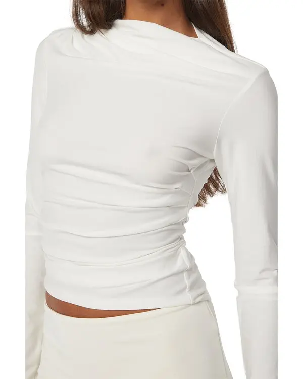THE LINE BY K Selma Long Sleeve Top - White