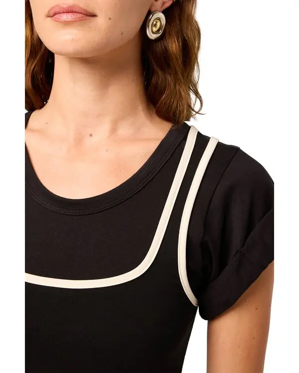 THE LINE BY K Franz Short Sleeve Maxi Dress