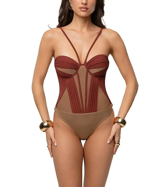 JLUXLABEL Illusion Contrast Bodysuit