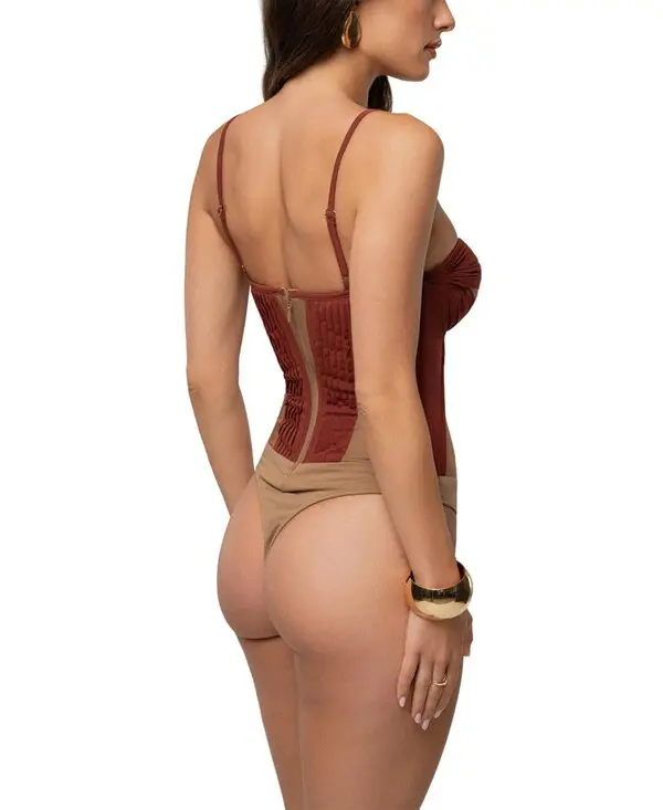 JLUXLABEL Illusion Contrast Bodysuit