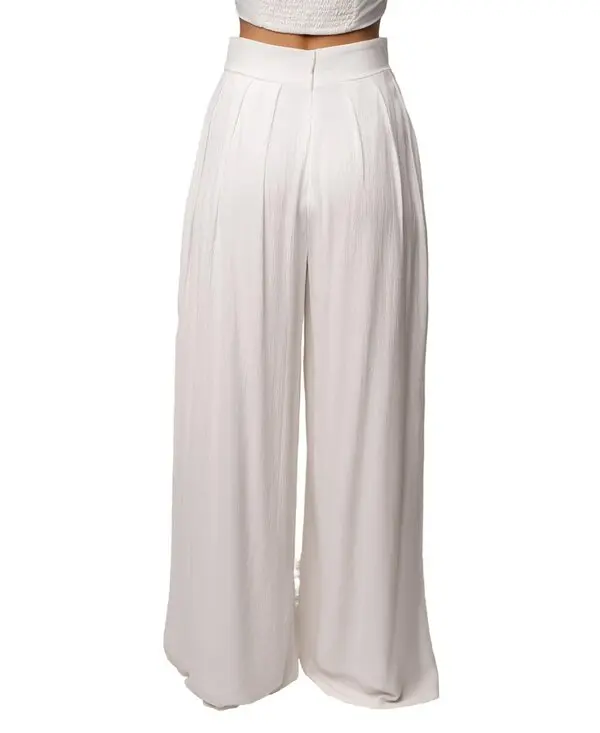 JLUXLABEL After Sunset Pleated Wide Leg Trousers