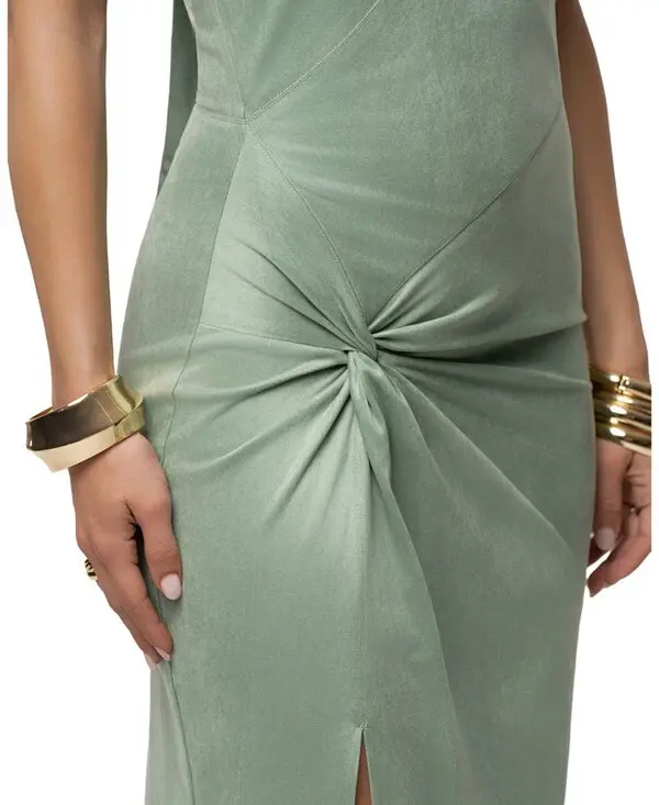 JLUXLABEL Charlotte Halter Maxi Dress - Seafoam