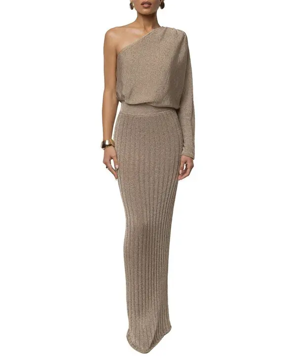 JLUXLABEL Resort Metallic Bodysuit - Gold