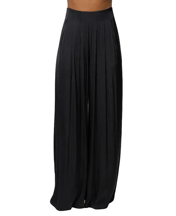 JLUXLABEL Core Form Pleated Wide-leg Trousers