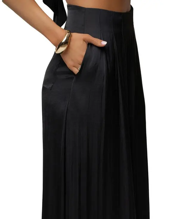 JLUXLABEL Core Form Pleated Wide-leg Trousers