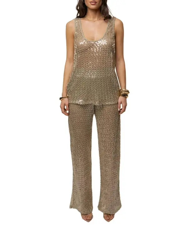 JLUXLABEL High Seas Sequin Top