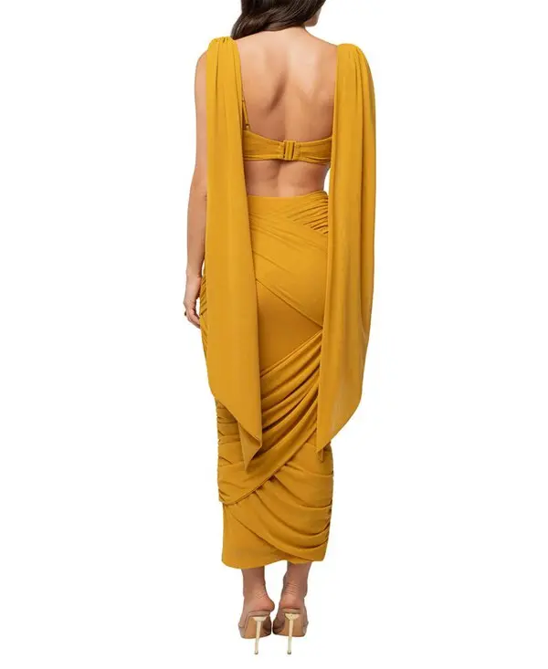 JLUXLABEL Divine Drape Mesh Skirt Set