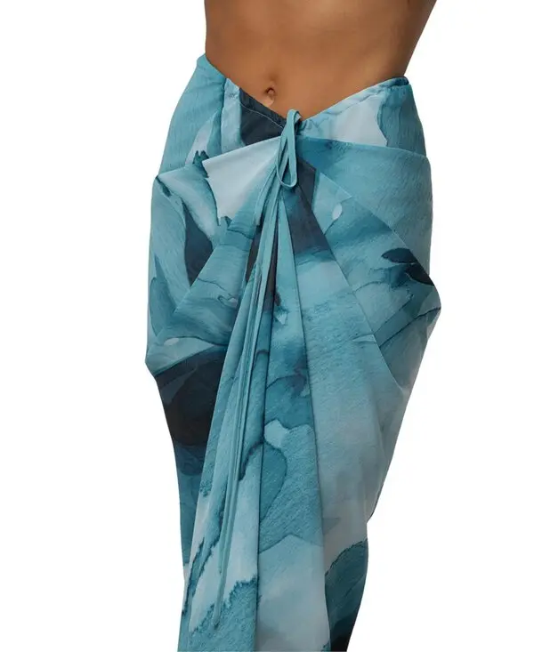JLUXLABEL Abstract Noelia Printed Maxi Skirt