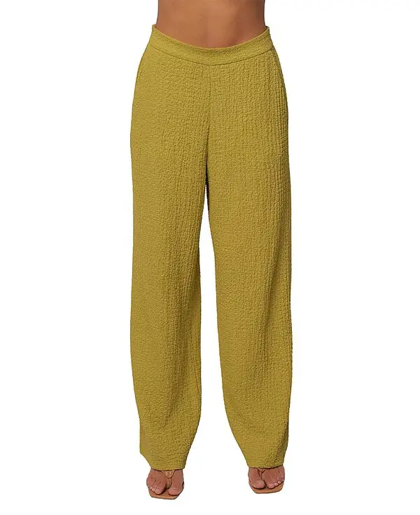 JLUXLABEL Unwind Textured Wide Leg Pants