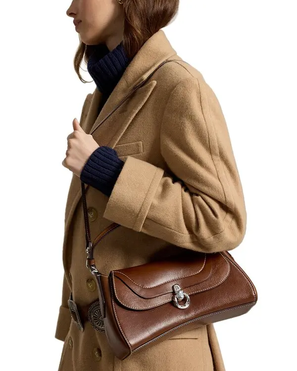 Polo Ralph Lauren Leather Top Handle Bag