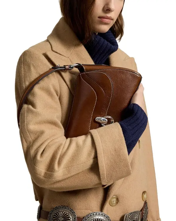 Polo Ralph Lauren Leather Top Handle Bag