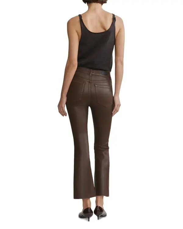 DL1961 Bridget Instasculpt High Rise Ankle Bootcut Jeans In Coated