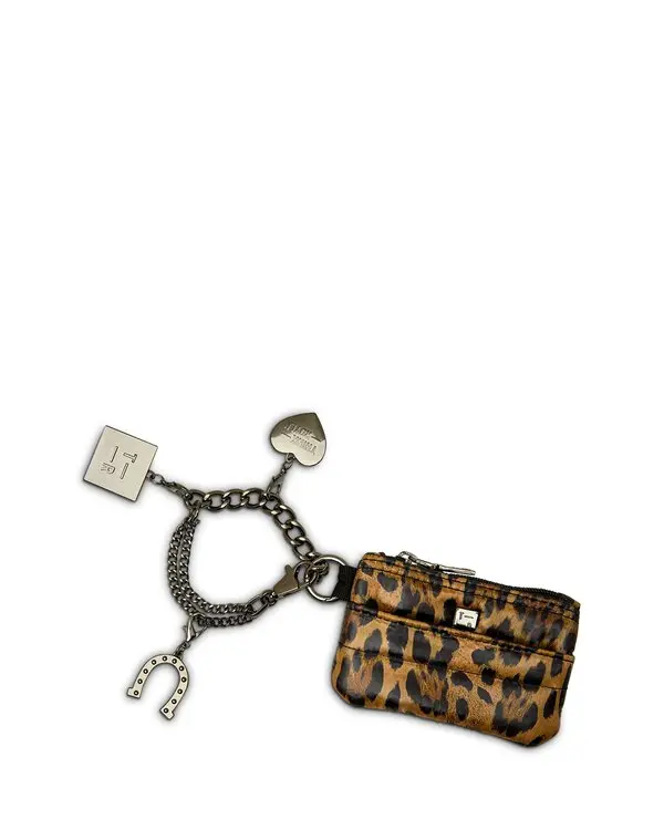 THINK ROYLN Icon Quilted Animal Print Shoulder Bag