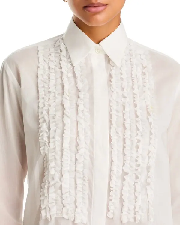 CISSA The Cotton Ruffle Shirt